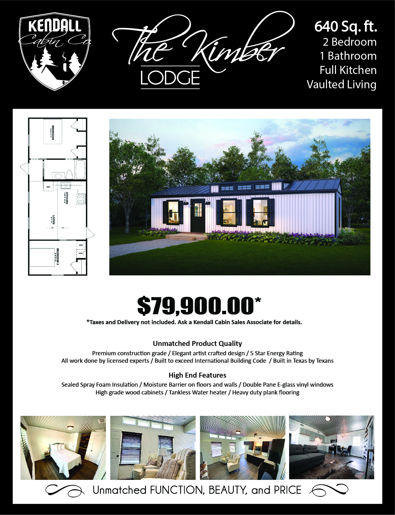DSC Pricing - Kendall Cabin Co.