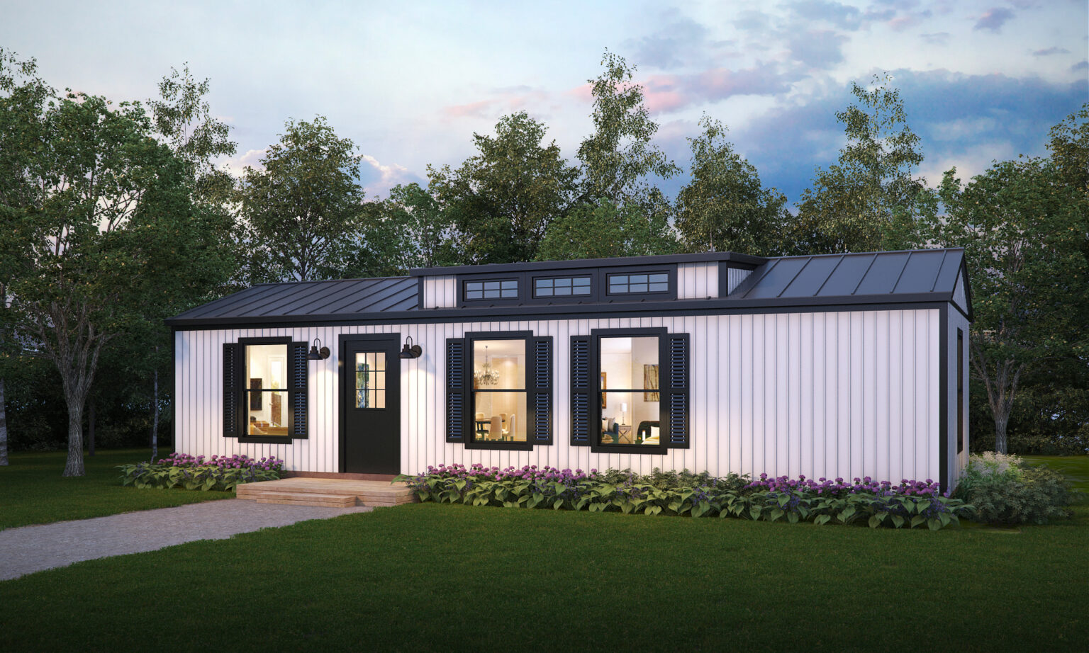 The Kimber Lodge Cabin: 640 Sq Ft Luxury Cabin for $84,900